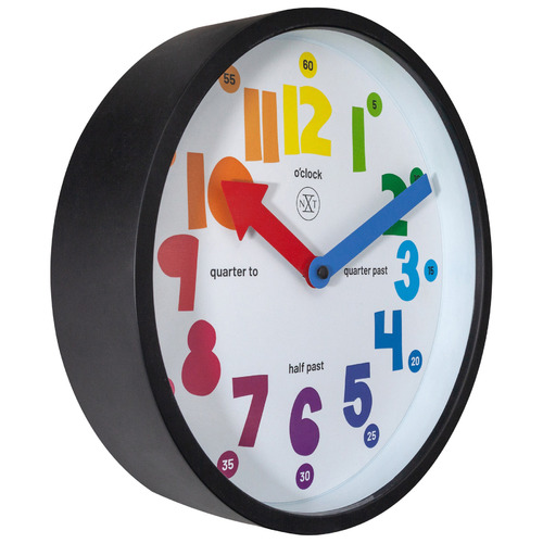 NeXtime Black Sophia NeXtime Wall Clock | Temple & Webster