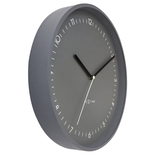 NeXtime 30cm Berlin Aluminium Wall Clock | Temple & Webster