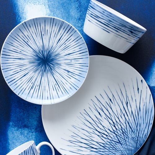 Noritake 12 Piece Hanabi Porcelain Dinner Set | Temple & Webster