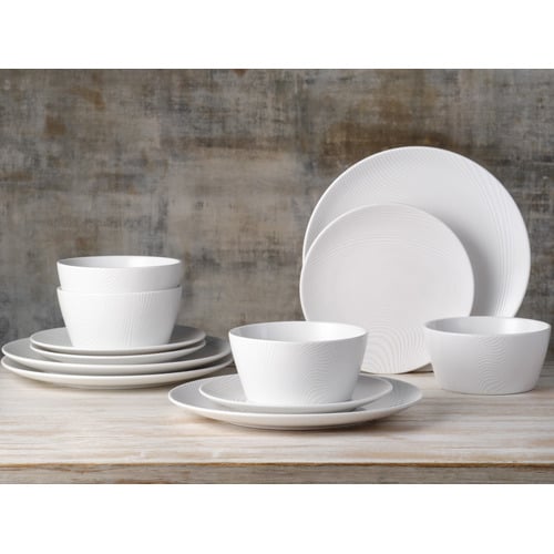 Noritake 12 Piece WoW Dune Dinner Set | Temple & Webster