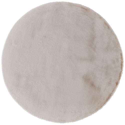 Atlas Flooring Cream Pony Power-Loomed Round Rug | Temple & Webster