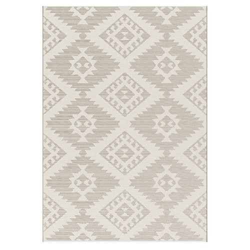 Beige Niran Power-Loomed Rug | Temple & Webster
