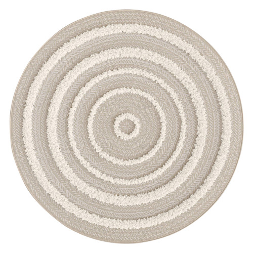 Atlas Flooring Beige Helmer Round Rug | Temple & Webster