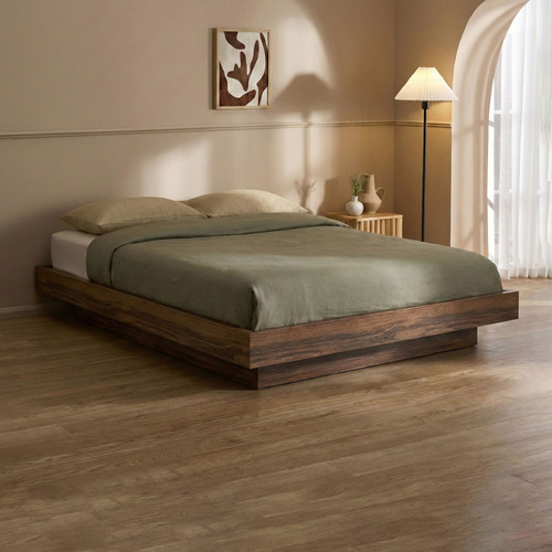Rawson & Co Walnut Apollo Bed Base | Temple & Webster