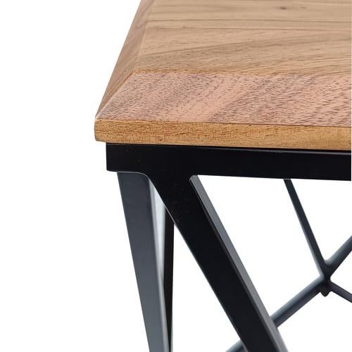 Jensen Acacia Wood Side Table | Temple & Webster