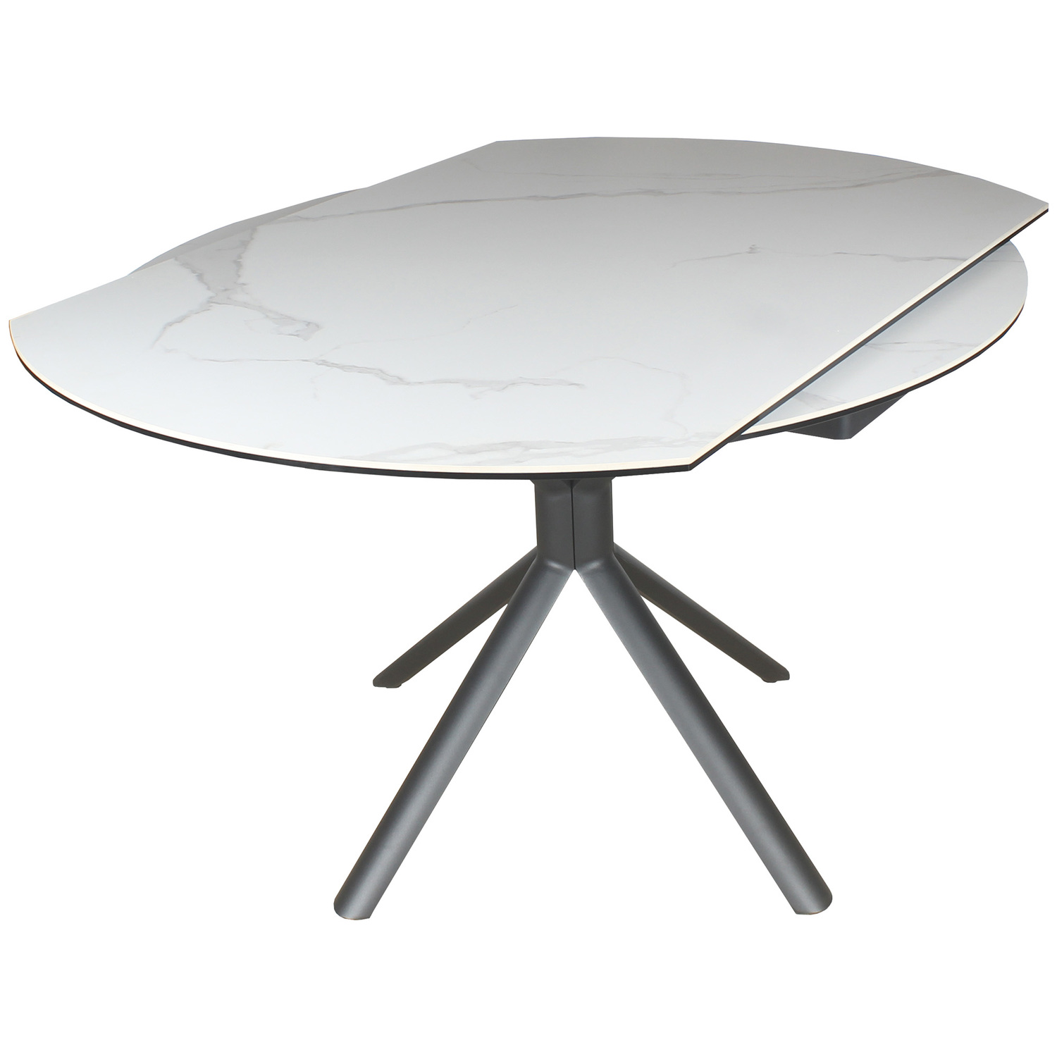 Colin Ceramic & Glass Extendable Dining Table | Temple & Webster