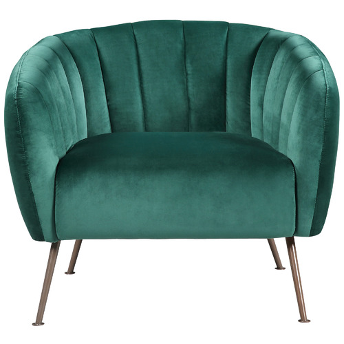 By Designs Asha Velvet Accent Chair | Temple & Webster