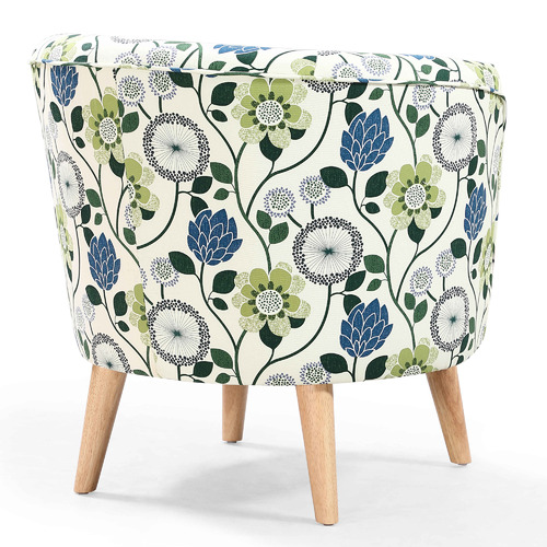 By Designs Berfin Print Tub Chair | Temple & Webster