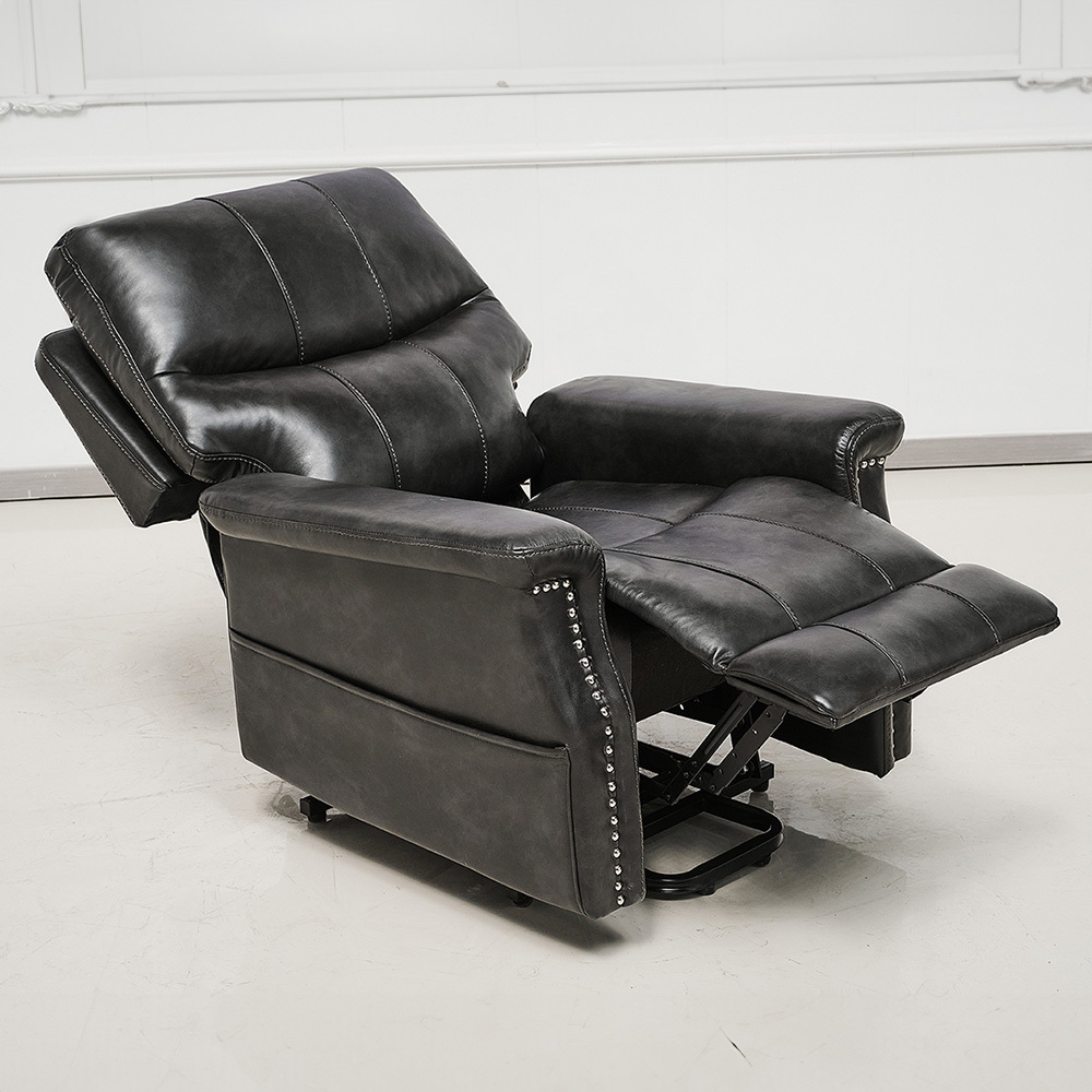 By Designs Caleb Faux Leather Electric Recliner Chair | Temple & Webster