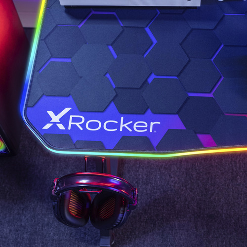 Pulsar RGB LED Gaming Desk | Temple & Webster