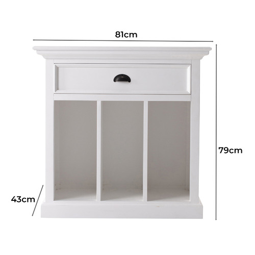 Balmoral Designs Halifax Grand Bedside Table with Drawer | Temple & Webster