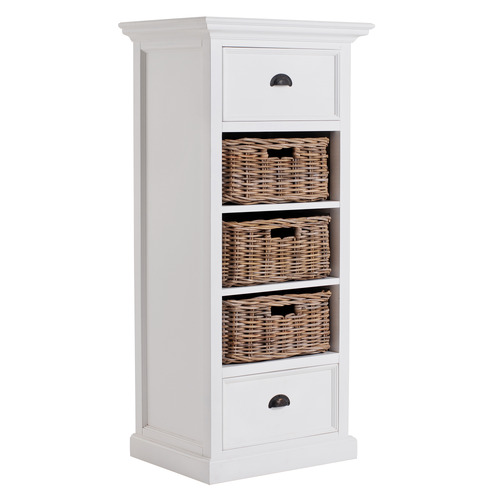 Meharry 2 Drawer Storage Unit with Baskets | Temple & Webster