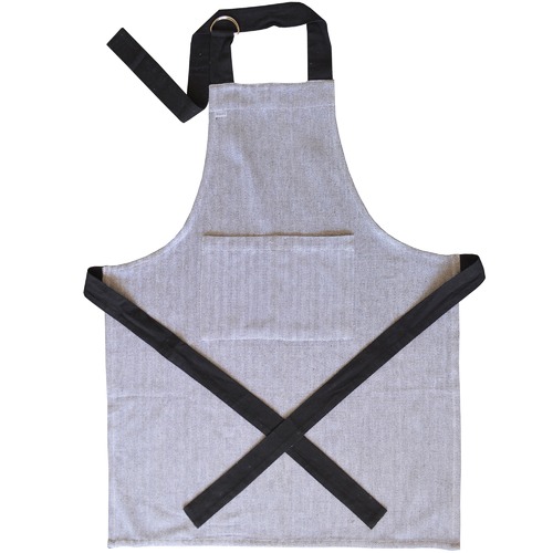 Chiswick Living Cotton Herringbone Apron | Temple & Webster
