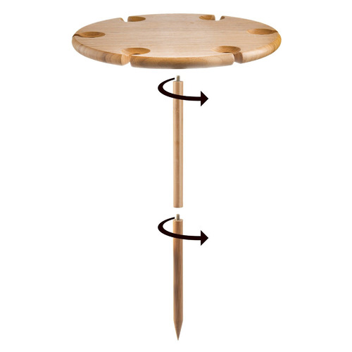 LuccaandLuna Bamboo Picnic Table | Temple & Webster