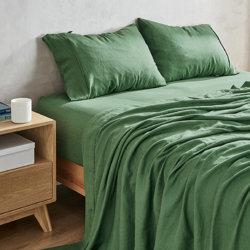 Aldrin Home European Flax Linen Sheet Set | Temple & Webster