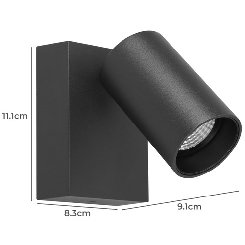 Martec Capri Outdoor LED Wall Spotlight | Temple & Webster