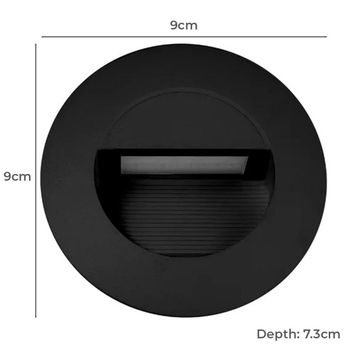 Martec Circa Recessed LED Outdoor Step Light | Temple & Webster
