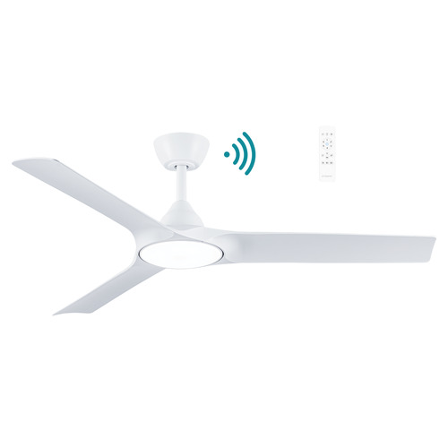 Alpine 132cm DC Smart Ceiling Fan with LED Light | Temple & Webster