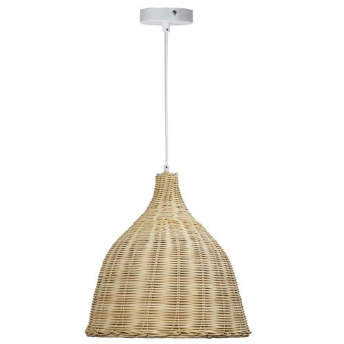 Zander Lighting Orion Rattan Cane Pendant Light | Temple & Webster