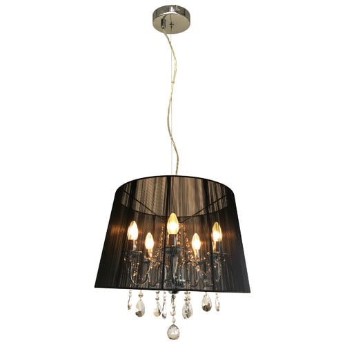 Bellezza Lighting Flint 5 Light Pendant Light | Temple & Webster