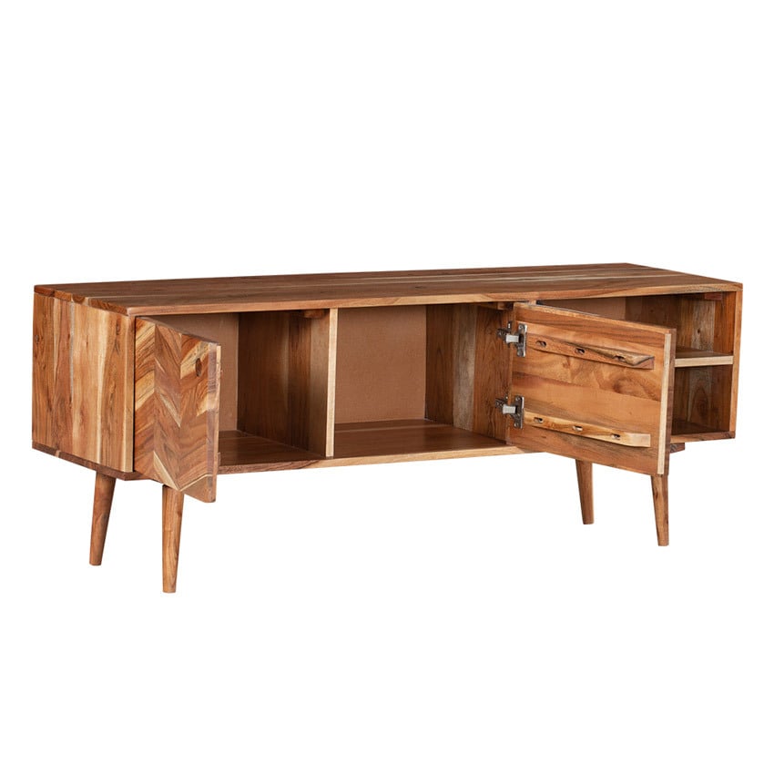 Home & Lifestyle Natural Jacob Herringbone Entertainment Unit | Temple ...