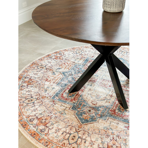 Home & Lifestyle Alexa Non-Slip Round Rug | Temple & Webster