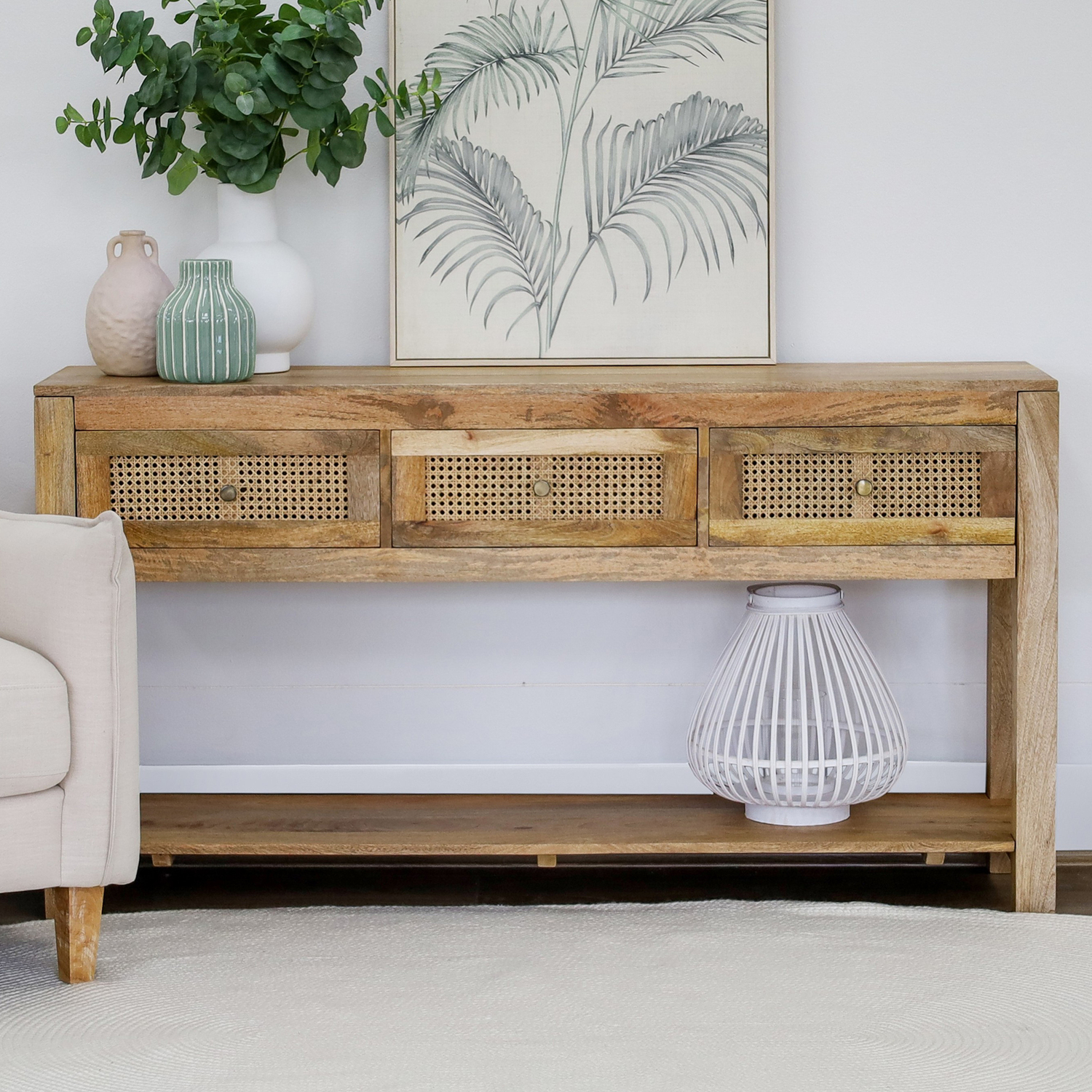 Home & Lifestyle Lucida Mango Wood Console Table | Temple & Webster