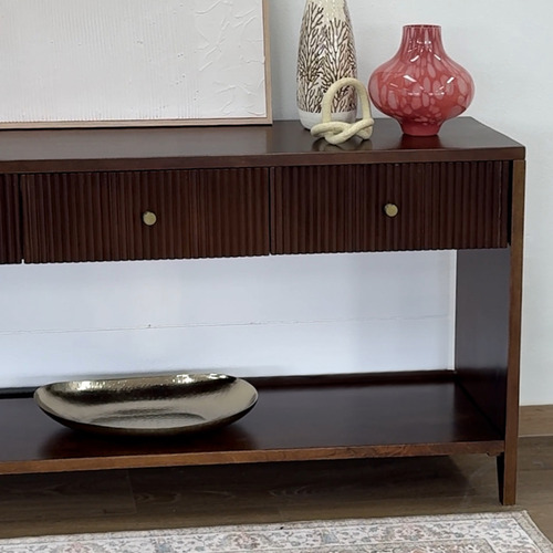 Belmont Mango Wood Console Table | Temple & Webster