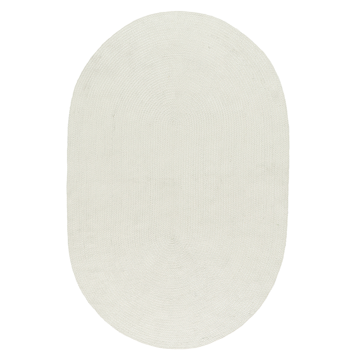Cream Albany Hand-Woven Indoor/Outdoor Oval Rug | Temple & Webster
