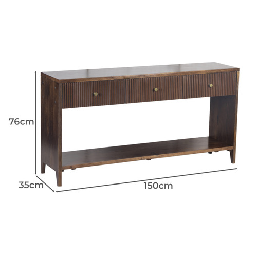 Belmont Mango Wood Console Table | Temple & Webster
