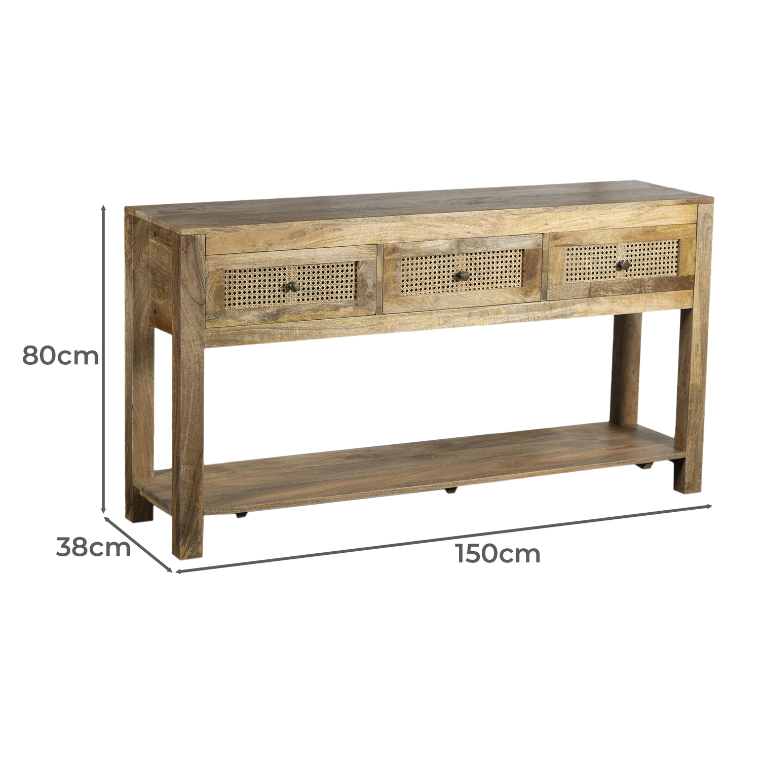 Home & Lifestyle Lucida Mango Wood Console Table | Temple & Webster