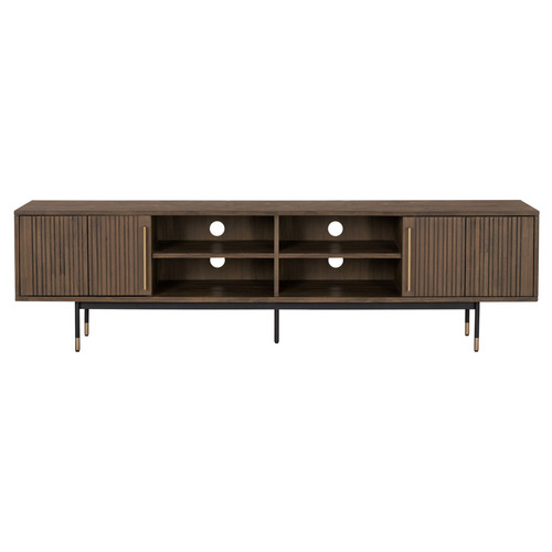 Jestine Acacia Wood Entertainment Unit | Temple & Webster