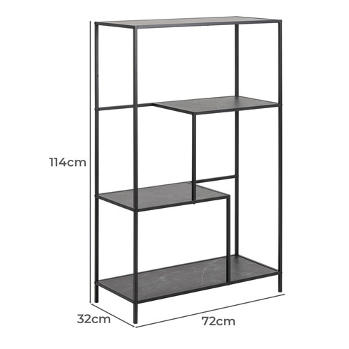 InnovaStudio Dulce 4 Tier Shelving Unit | Temple & Webster