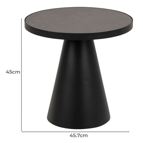 Hansey Ceramic Side Table | Temple & Webster