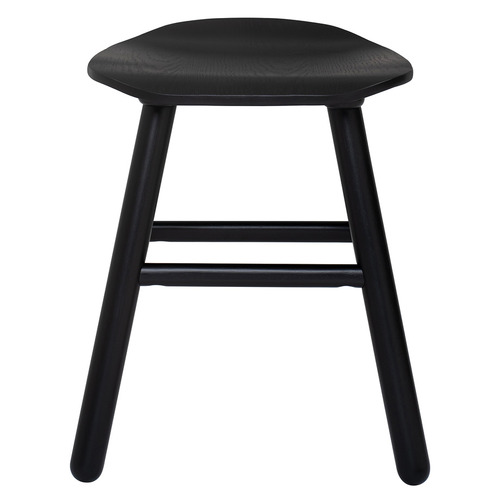 Hans Malaysian Oak Wood Stool | Temple & Webster