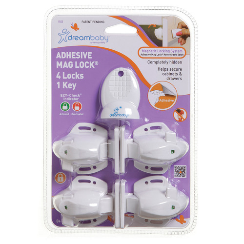 Dreambaby 5 Piece Adhesive Magnetic Lock Set | Temple & Webster