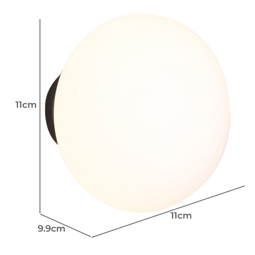 Lighting Avenue Orb Wall Light | Temple & Webster