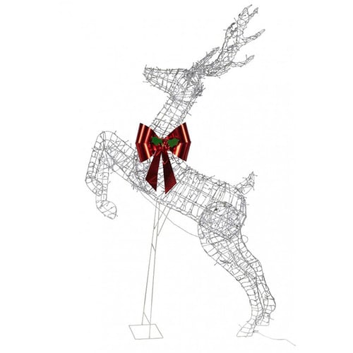 Enchanted&Evergreen Frida Rearing Reindeer with LED Christmas ...