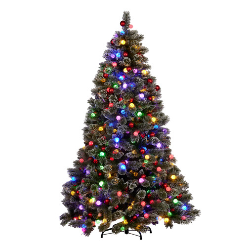 Snowy Bristle LED Christmas Tree | Temple & Webster