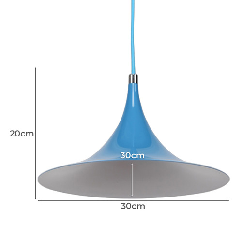 Retro Glow Red Trinity 1 Ligh Metal Pendant Light | Temple & Webster