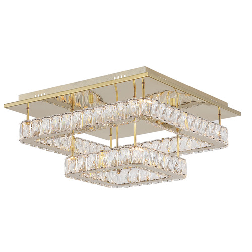 Retro Glow Milly LED Crystal Ceiling Light | Temple & Webster