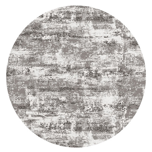 Lotus Rugs Nickel Grey Fantasy Round Rug | Temple & Webster