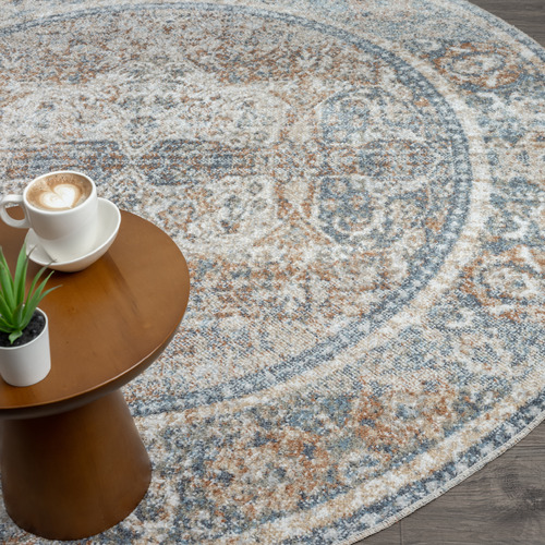 Lotus Rugs Orion Traditional Round Rug | Temple & Webster