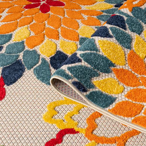 Lotus Rugs Lancaster Floral Indoor/Outdoor Rug | Temple & Webster