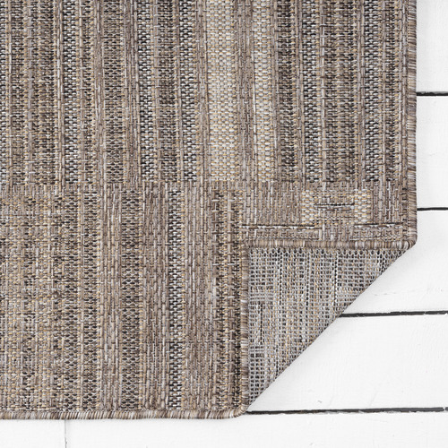 Beige Nually Flat Weave Indoor/Outdoor Runner | Temple & Webster