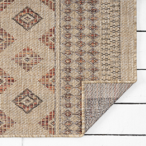 Lotus Rugs Fawn Tori Flat Weave Indoor/Outdoor Rug | Temple & Webster