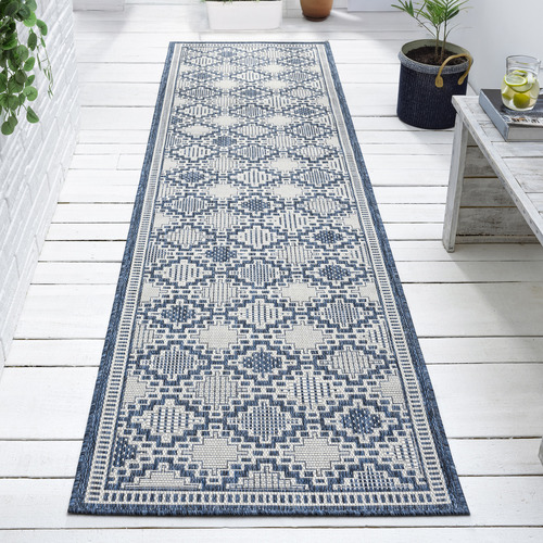 Lotus Rugs Arctic Ariana Flat Weave Indoor/Outdoor Runner | Temple ...