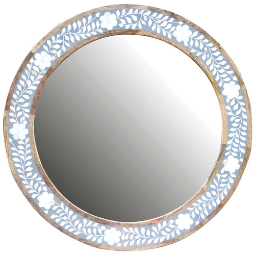 Bohemia Manyara Mango Wood Mirror | Temple & Webster