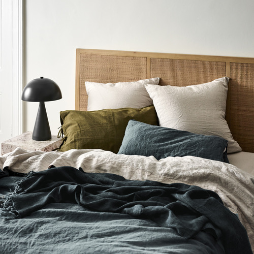 Greystone Emile European Flax Linen Quilt Cover | Temple & Webster