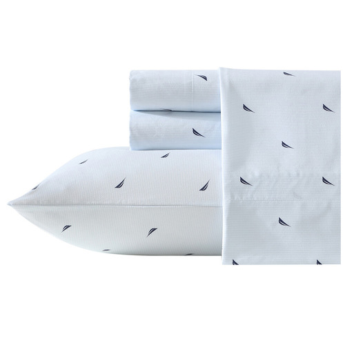 Boat Devan Washed Sheet Set | Temple & Webster